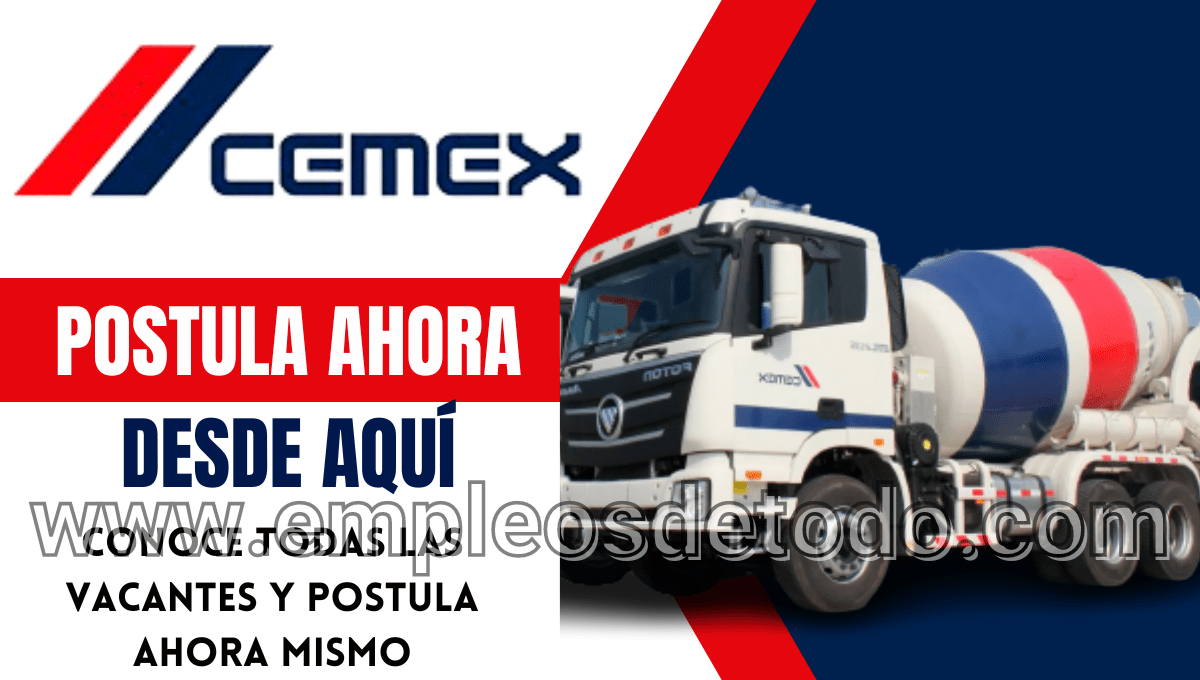 CEMEX tiene nuevos puestos disponibles para diferentes áreas