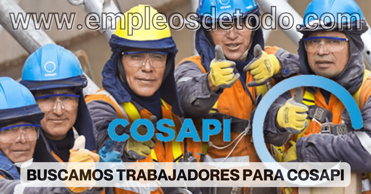 Convocatoria minera: Cosapi necesita personal con experiencia